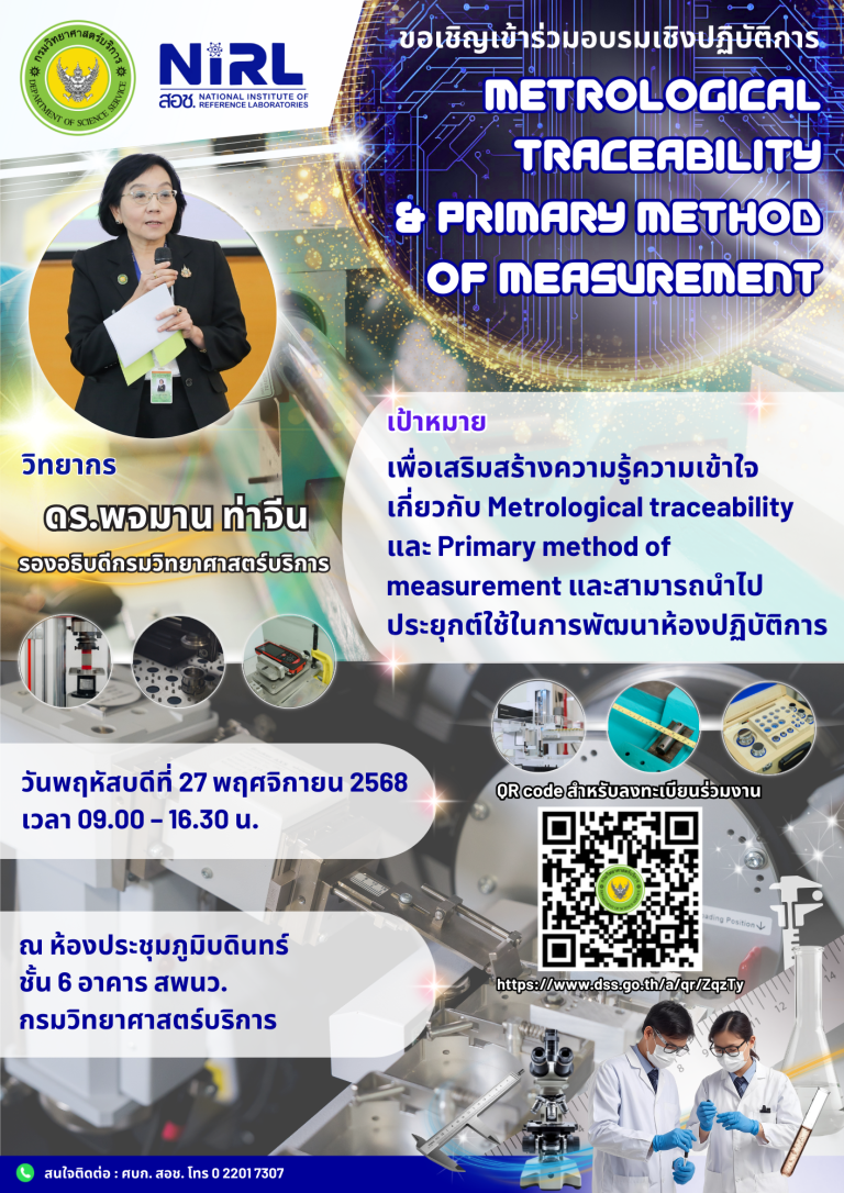 Metrological Traceability and Primary Method – NIRL-DSS